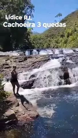 lidice:cachoeira três quedas em lídice rj.