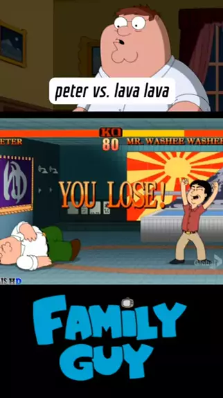 Peter vs. Lava Lava - Family Guy