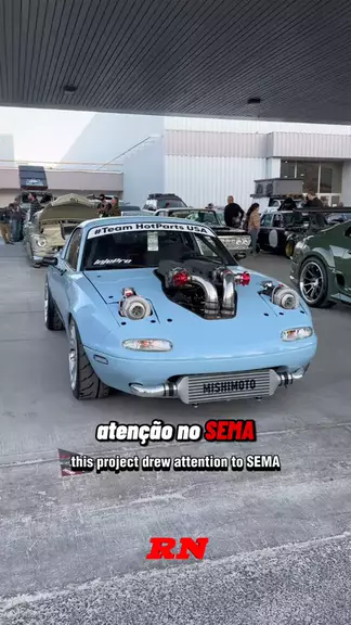 sema:miata com motor de lamborghini?
