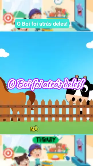 o desenho do boi:o boi foi atrás deles!