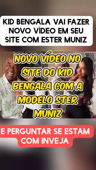 Kid bengala faz vídeo novo com Ester Muniz