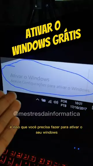 ativar windows pelo powershell