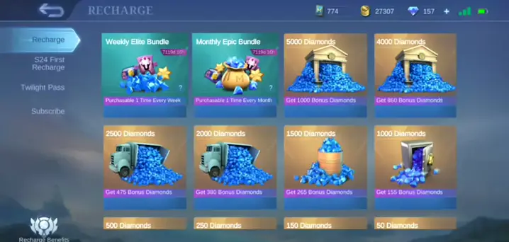 weekly elite bundle ml | Discover